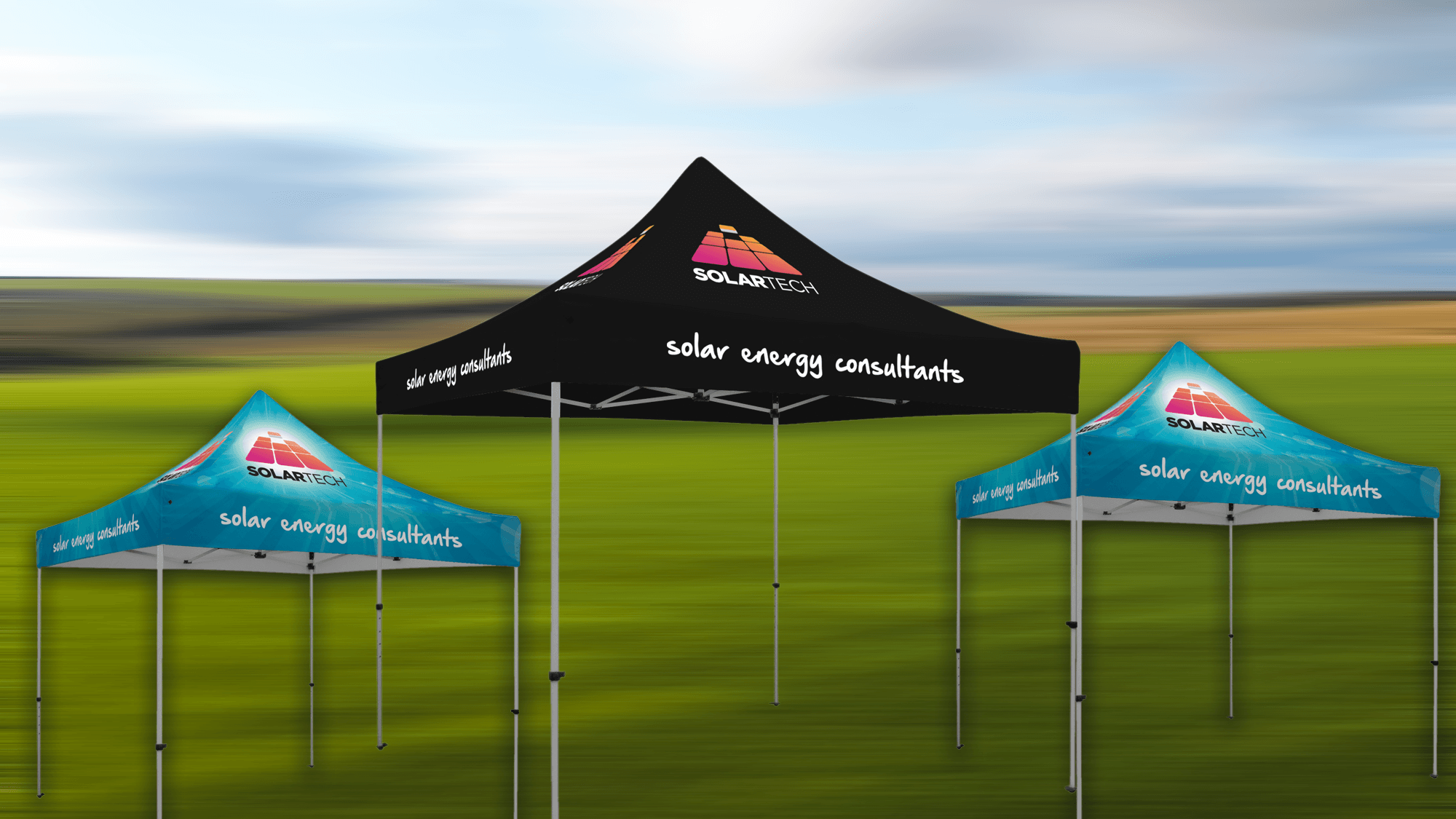 Perfect for outdoor events, this 10 foot custom event tent provides 360 ...